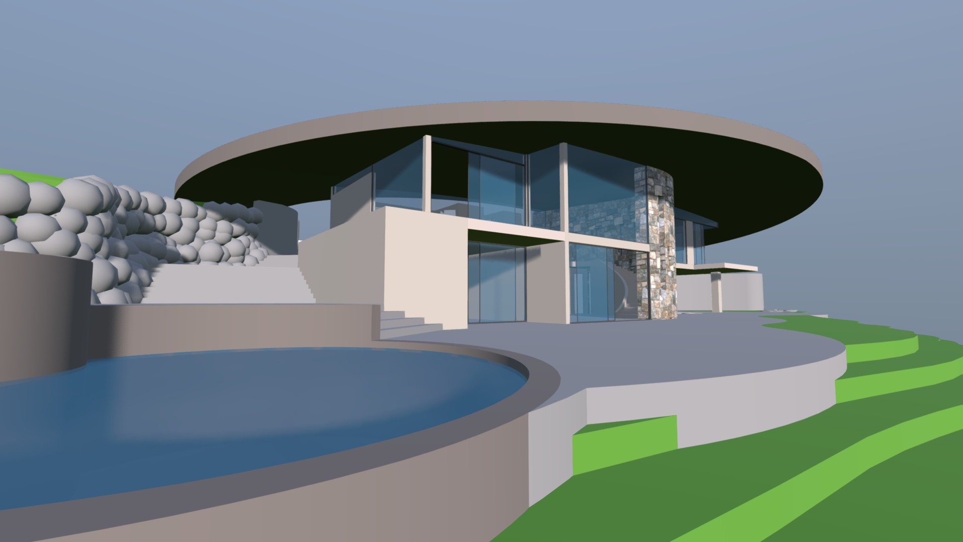 Morgan Hill House - Massing Model 10-28-2022 - 3D model by XR3D.com ...