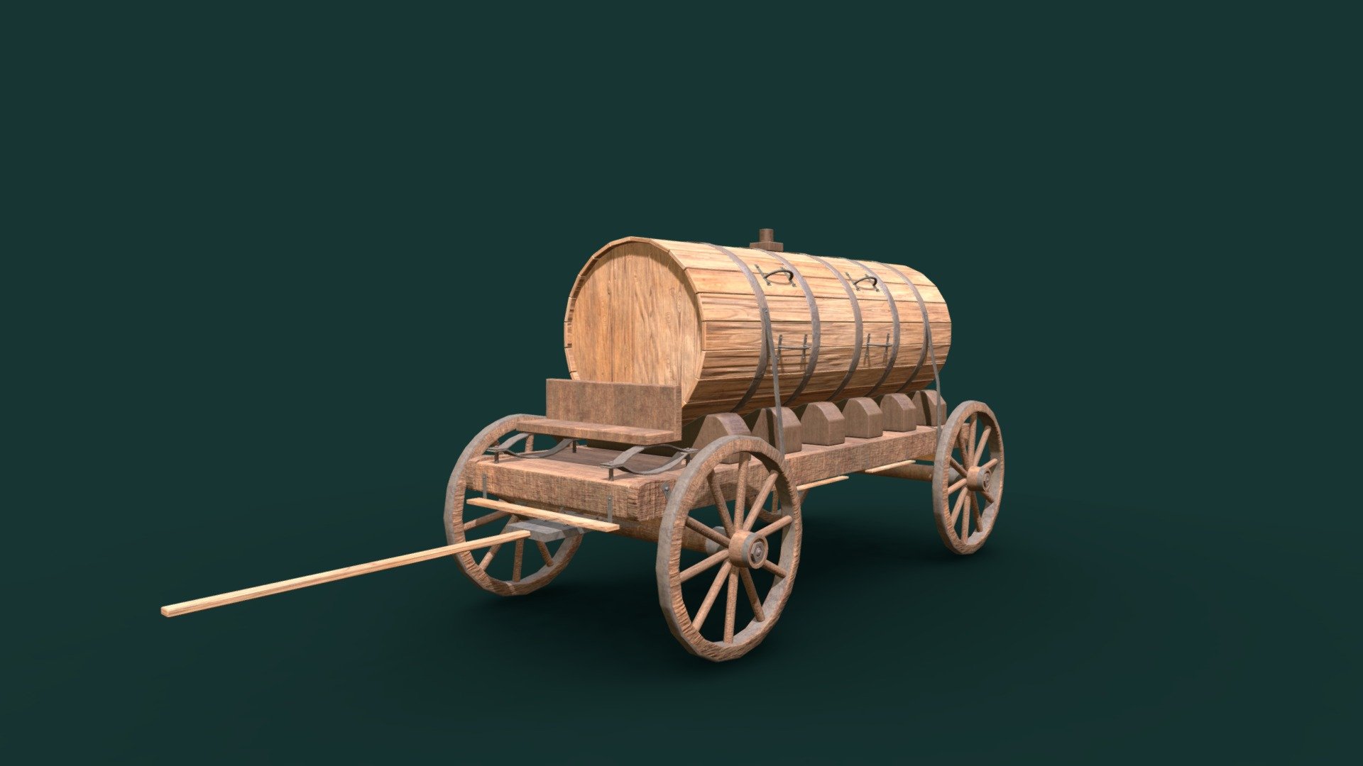 Water Wagon - 3D model by JustinTrigg [f1b81a7] - Sketchfab