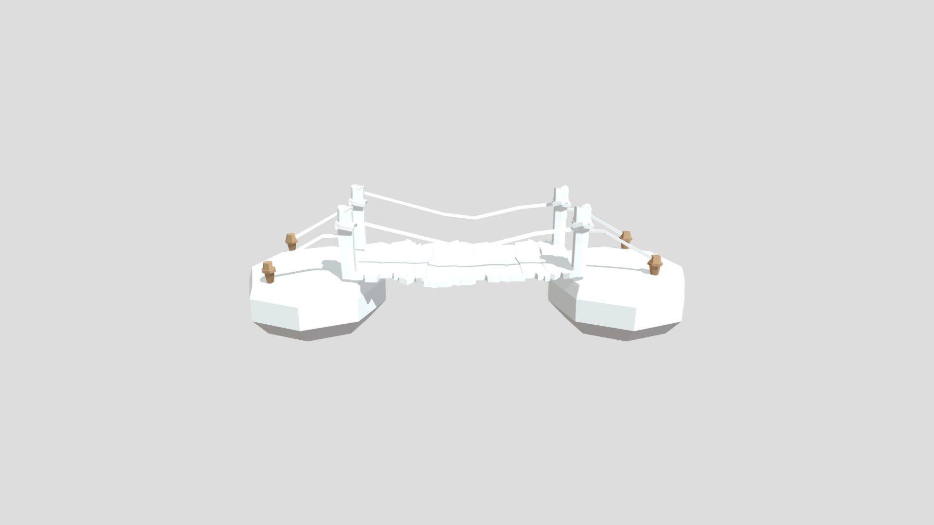 Low Poly Bridge - 3D model by coolmansunsh [f1b8b68] - Sketchfab