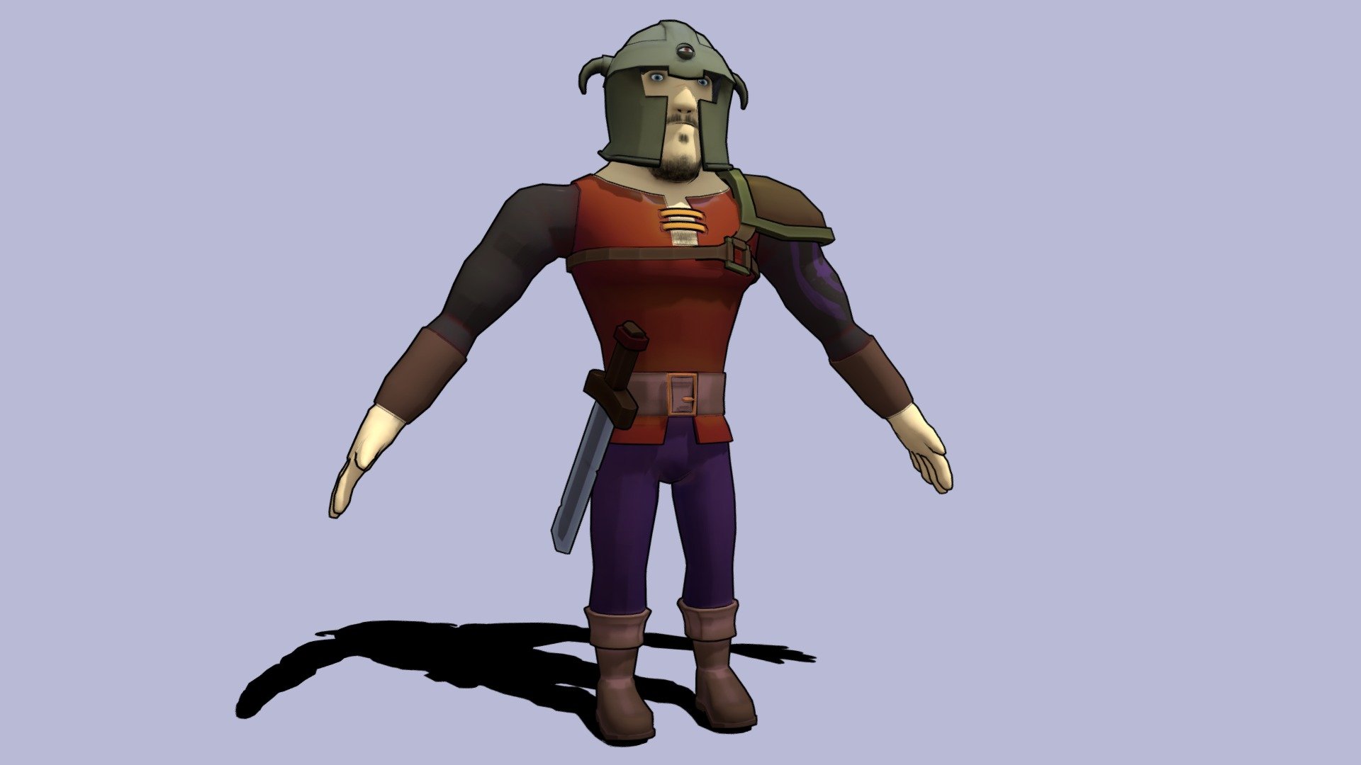 Warrior - 3D model by LoadCC [f1b956e] - Sketchfab