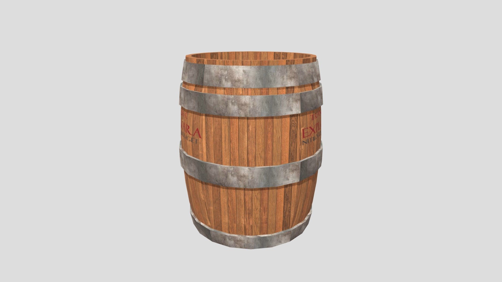 Nitroglycerine_Barrel - 3D model by Ronzo [f1baf69] - Sketchfab