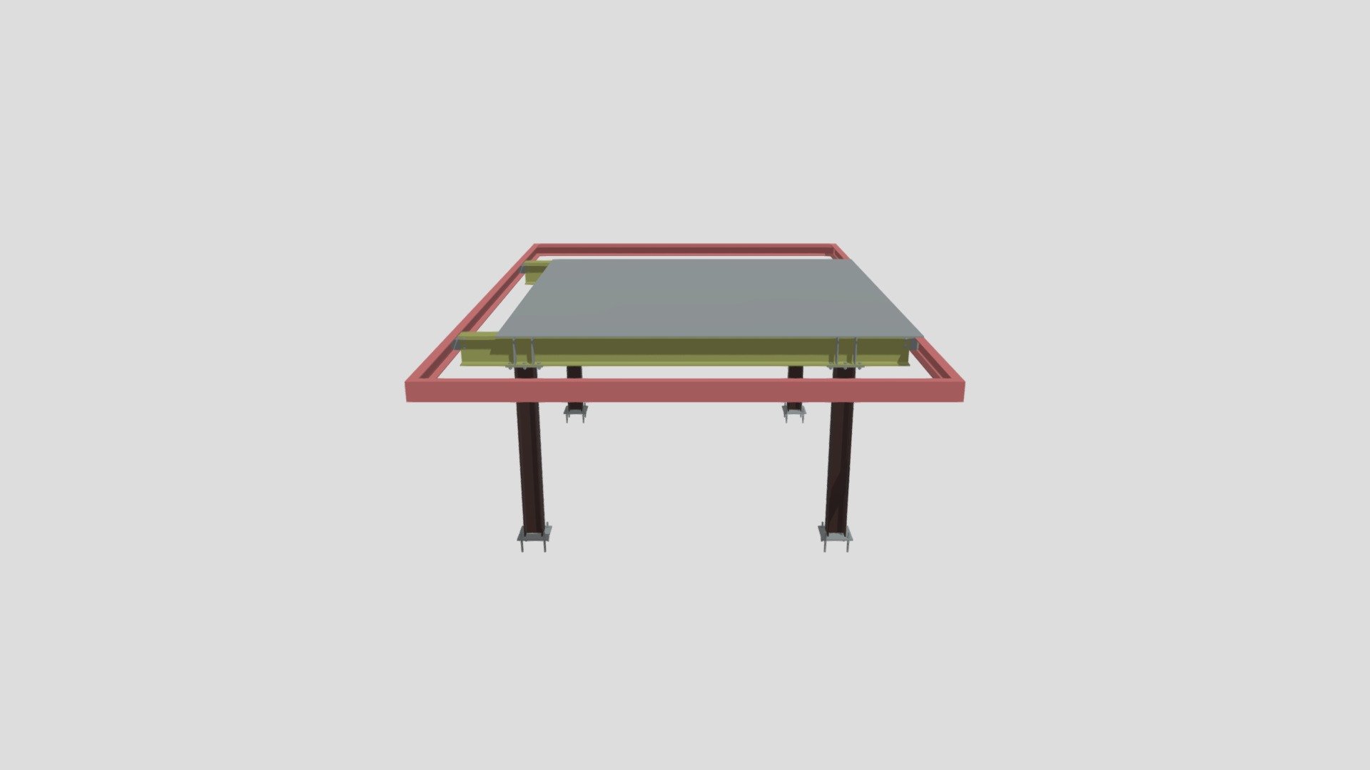 Model - Platform - 3D model by Draftingbyparam [f1bd8bf] - Sketchfab