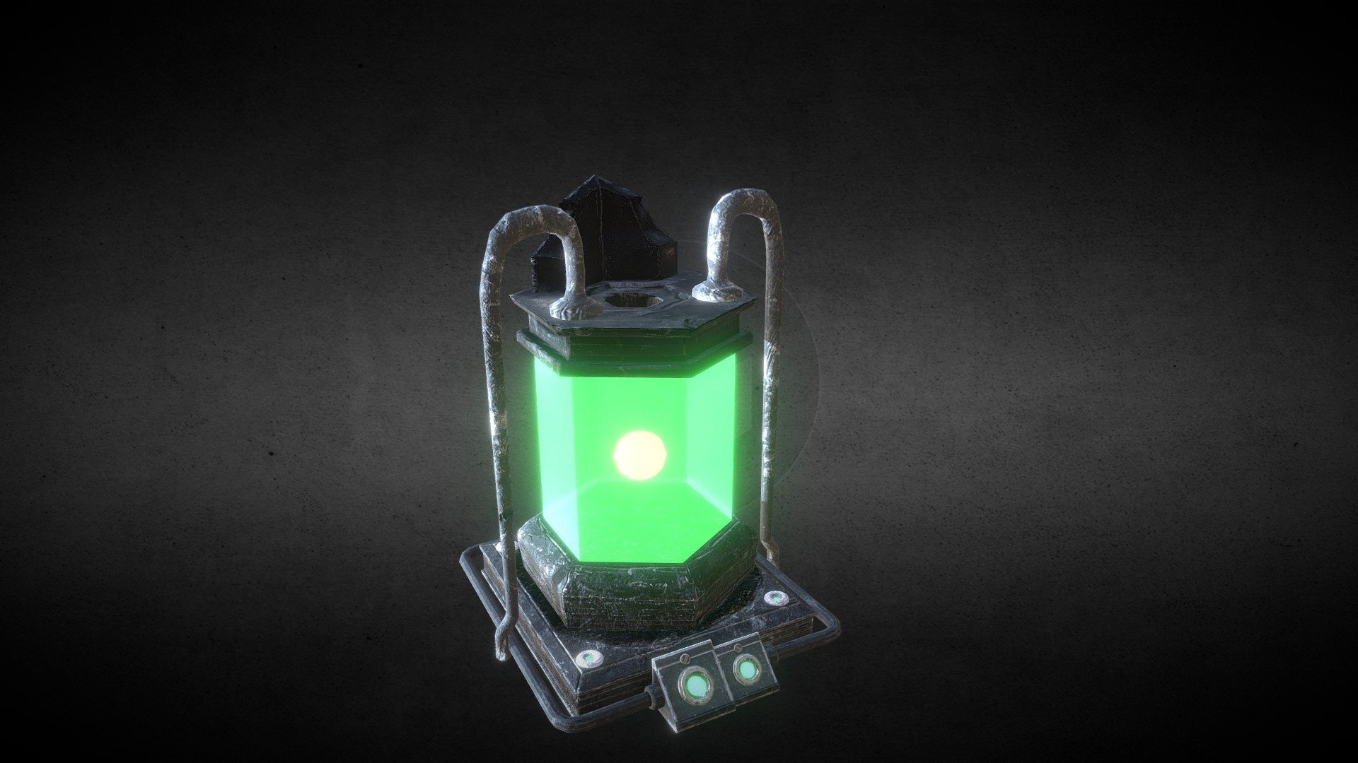 Game asset: Sci-Fi lamp - 3D model by JulienBernier3D [f1c08ab] - Sketchfab