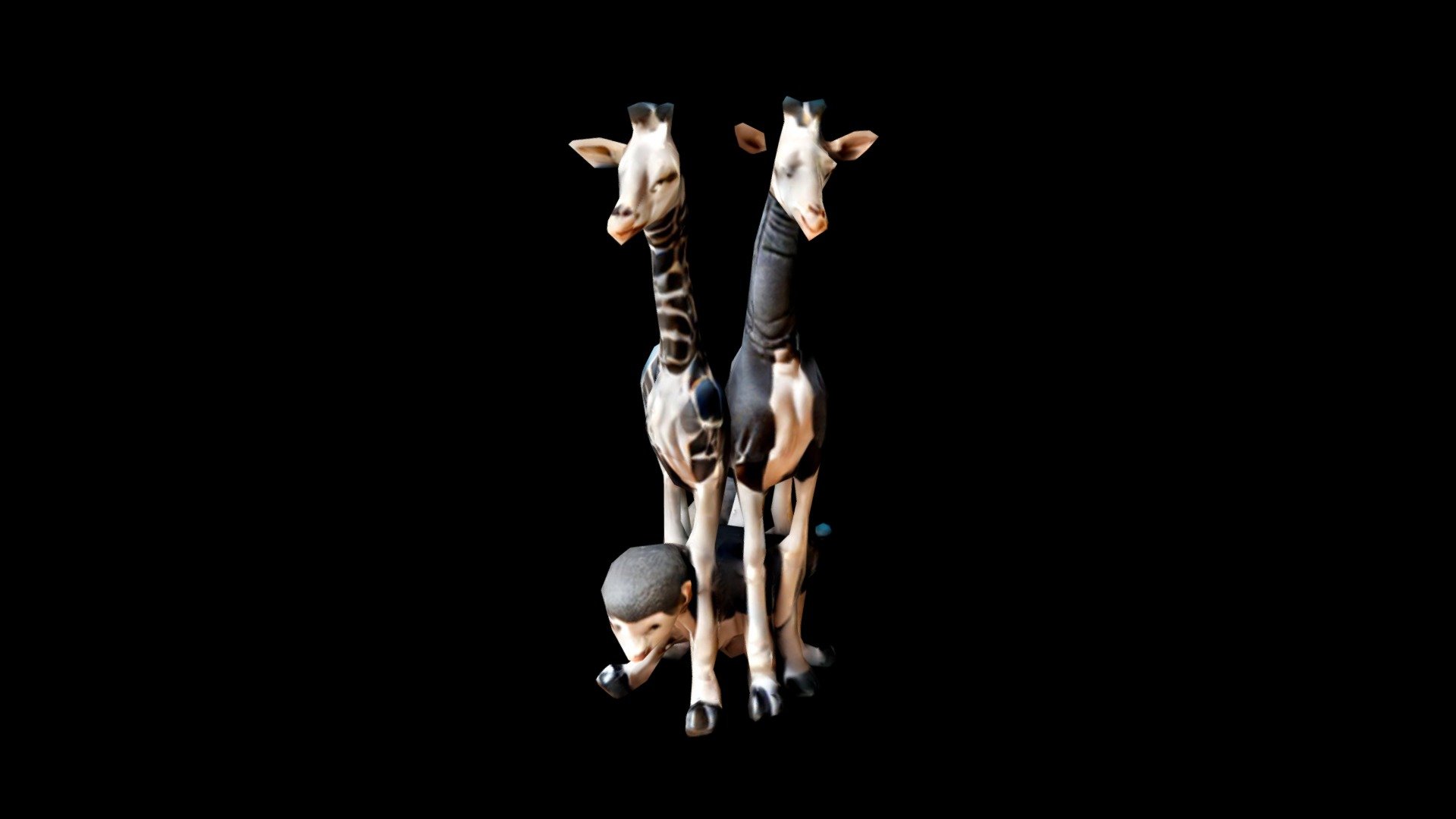 "Giraffe-Inspired Leg Art A Fusion of Grace and - Download Free 3D ...