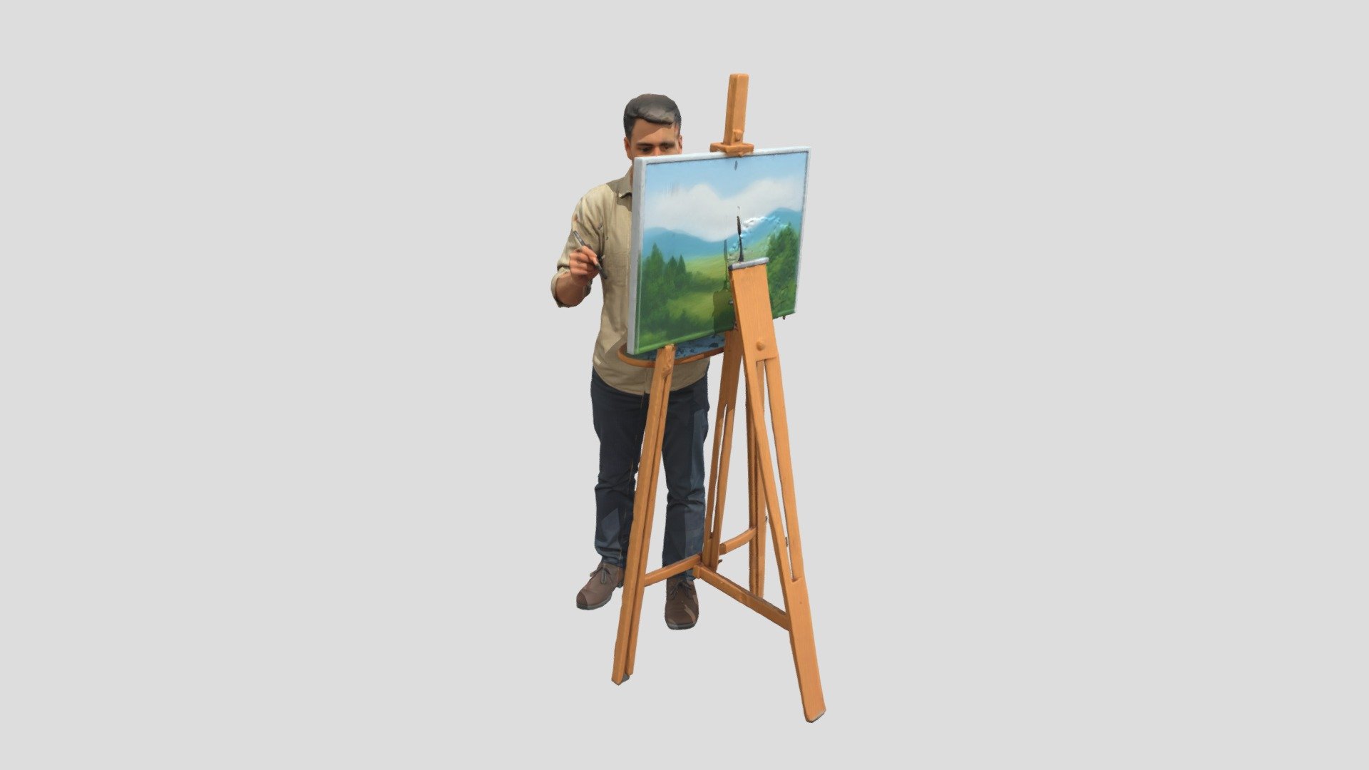 The Artist's Studio - 3D model by gangurdepratik49 [f1c148b] - Sketchfab