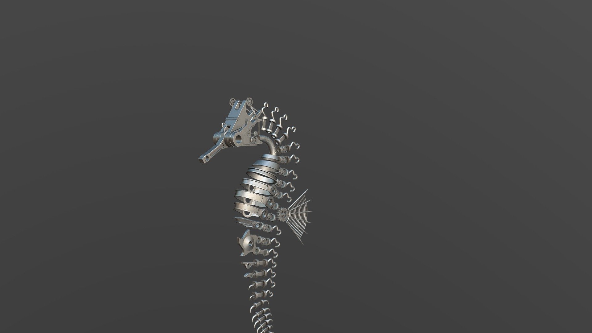 MECHANICAL SEAHORSE - 3D model by alisongad00 [f1c2f8d] - Sketchfab