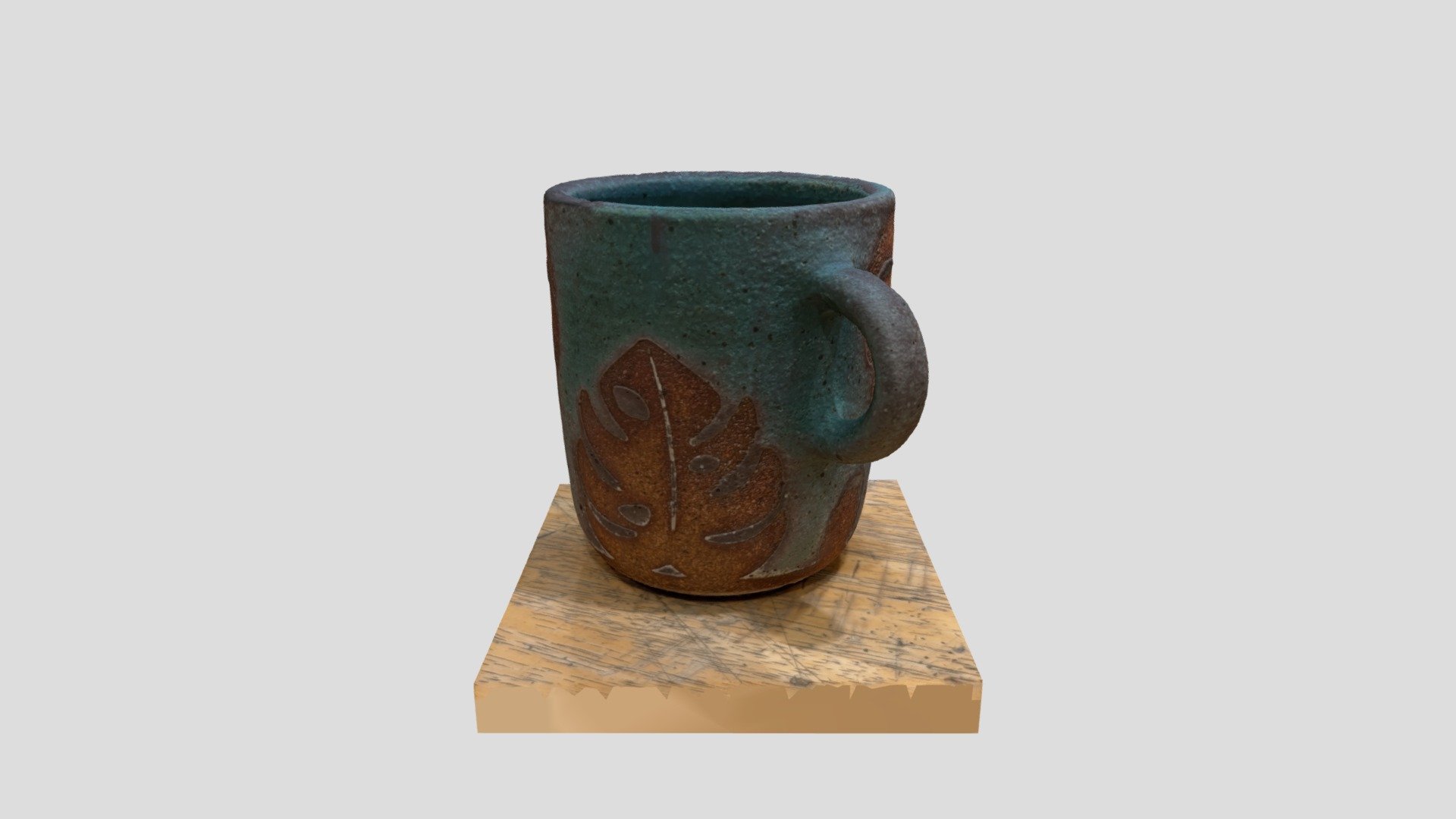 Monstera Coffee Mug - 3D model by meg.higg [f1c2f9b] - Sketchfab