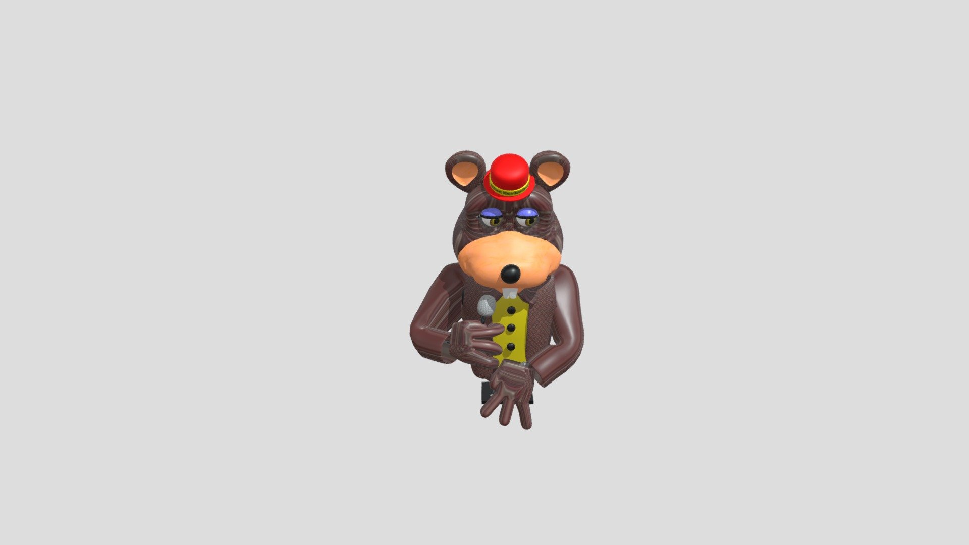 Chuck_e._cheese_1982_version - Download Free 3D model by Lucas2013 ...