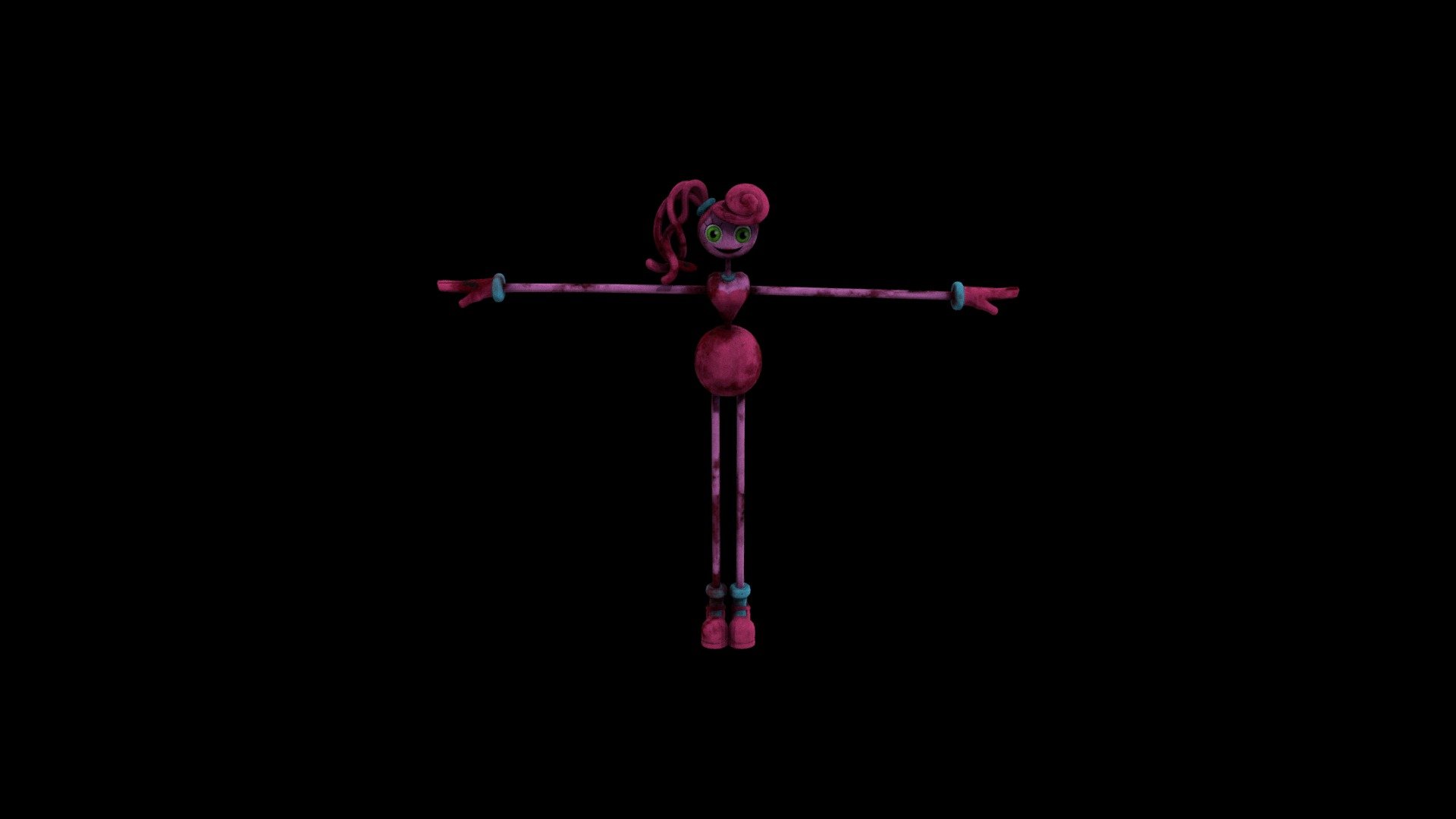 bloody mommy long legs toy rigged - Download Free 3D model by puploora ...