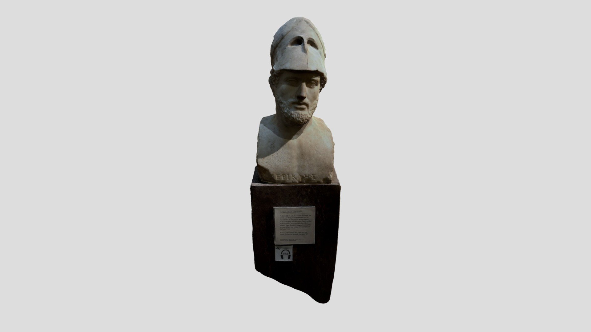 Marble portrait bust: Pericles, August 2022 - 3D model by ...