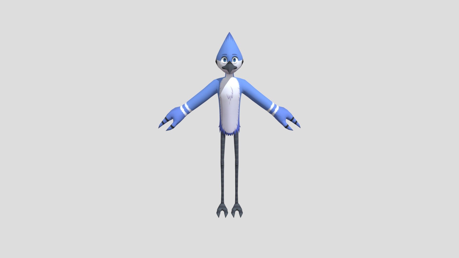 Cartoon Network: Fusionfall-Mordecai - Download Free 3D model by ...