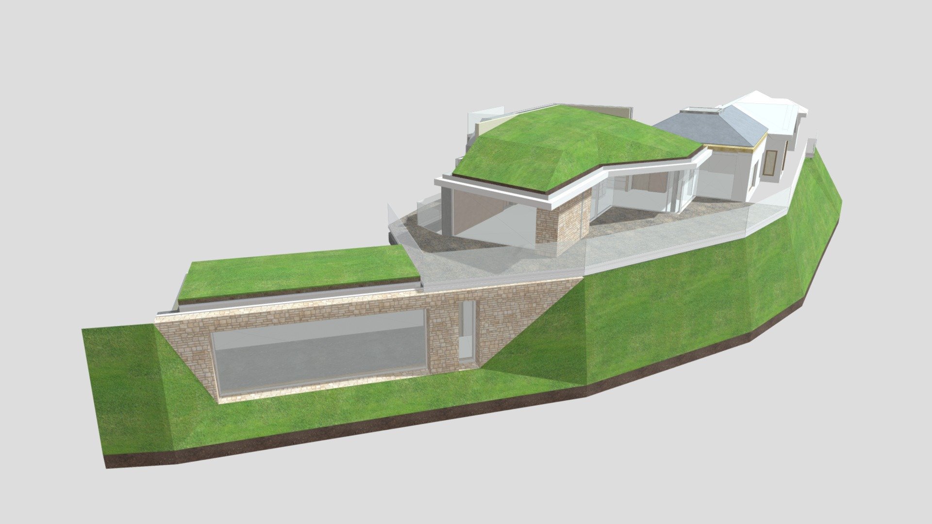 Cliff House - 3D model by Dublin Design Studio (@dublindesignstudio ...
