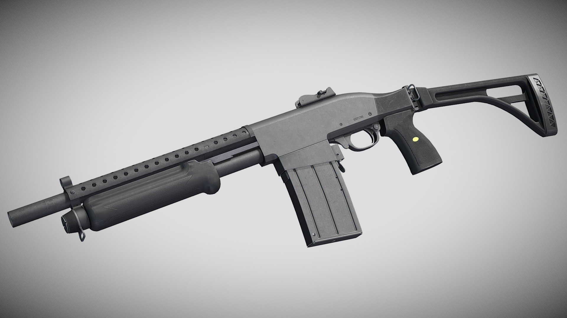 Hawk 18.4mm Type 97-2 shotgun (QFB 18.4mm) - Download Free 3D model by SpinningBolt [f1cbdb6 ...
