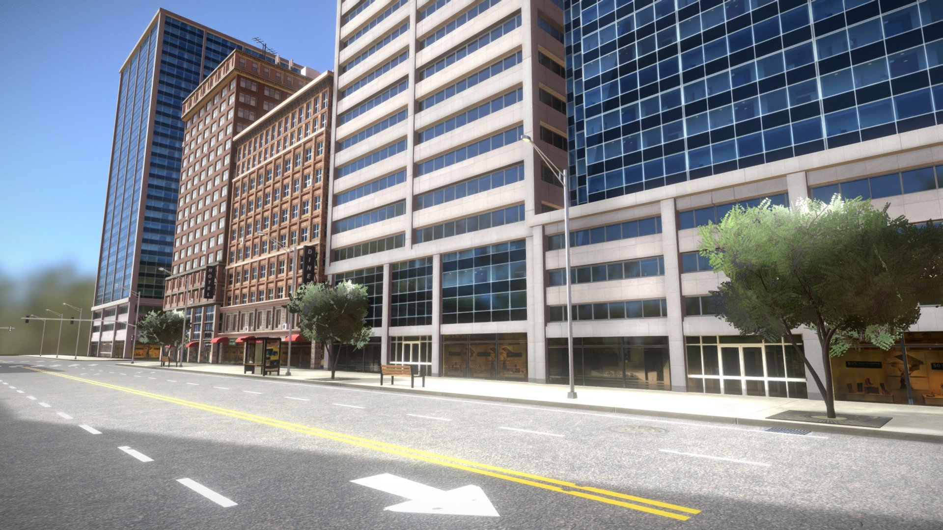 Game Ready City Buildings Pack - Buy Royalty Free 3D model by ...