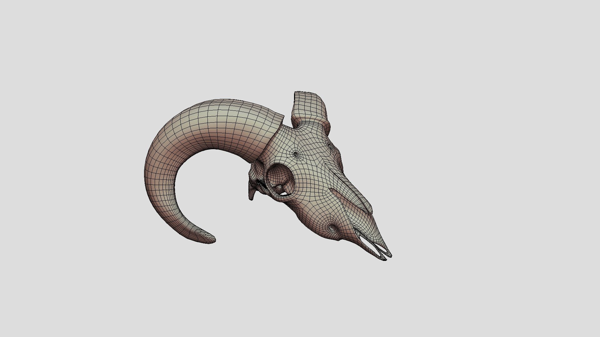 Goat Skull - Download Free 3D model by 不修仙众人矣 (@YOYtoTOT) [f1ce05f ...