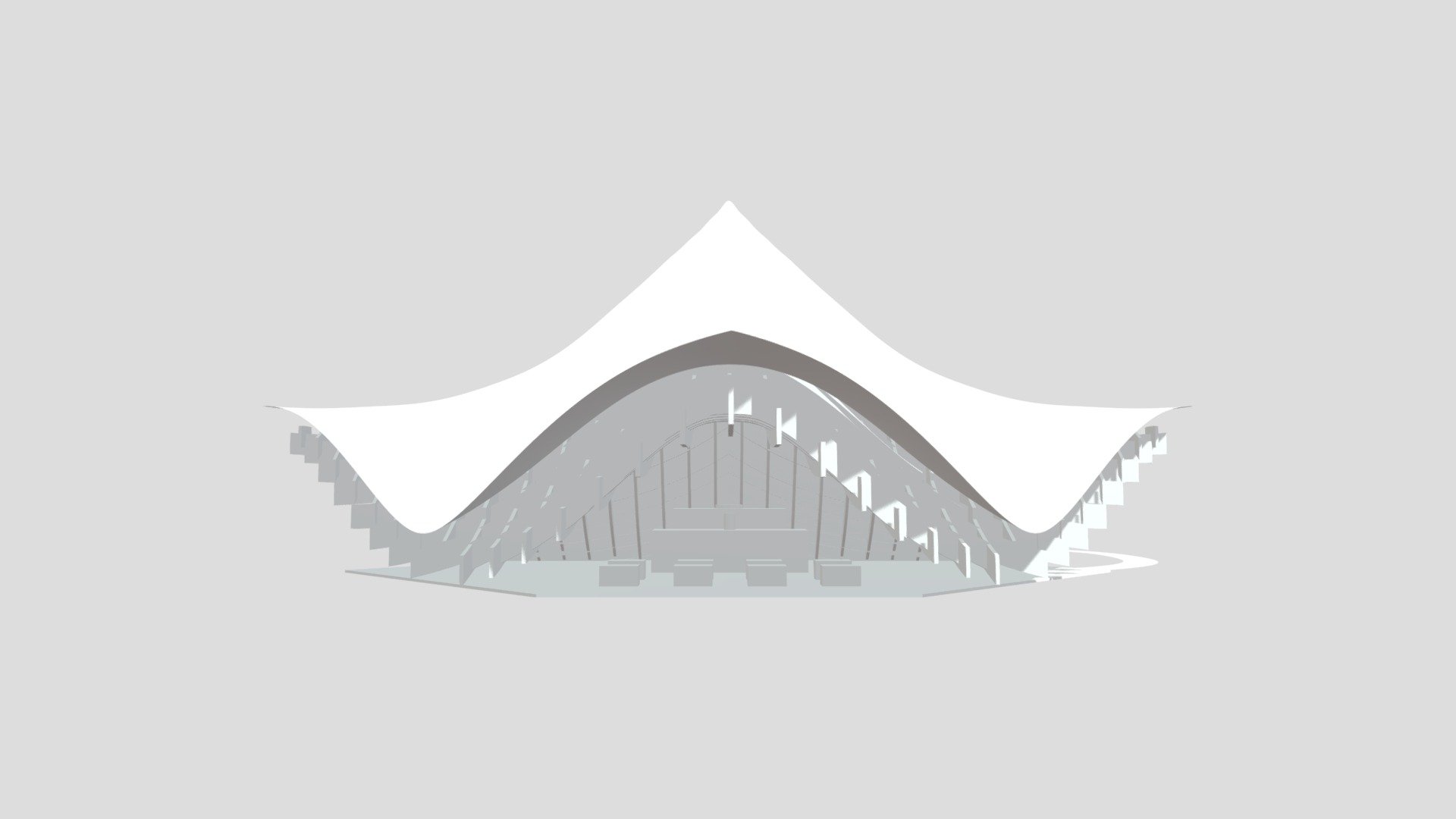 Andrew Michael - "Tao" Pavilion Study, DD M1 - 3D model by Andrew ...