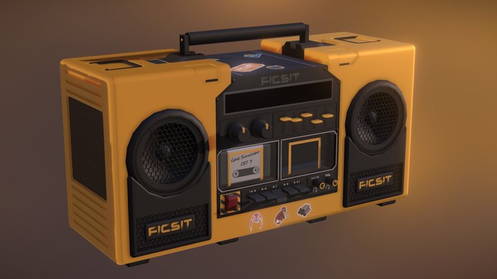 Boombox 3D models - Sketchfab