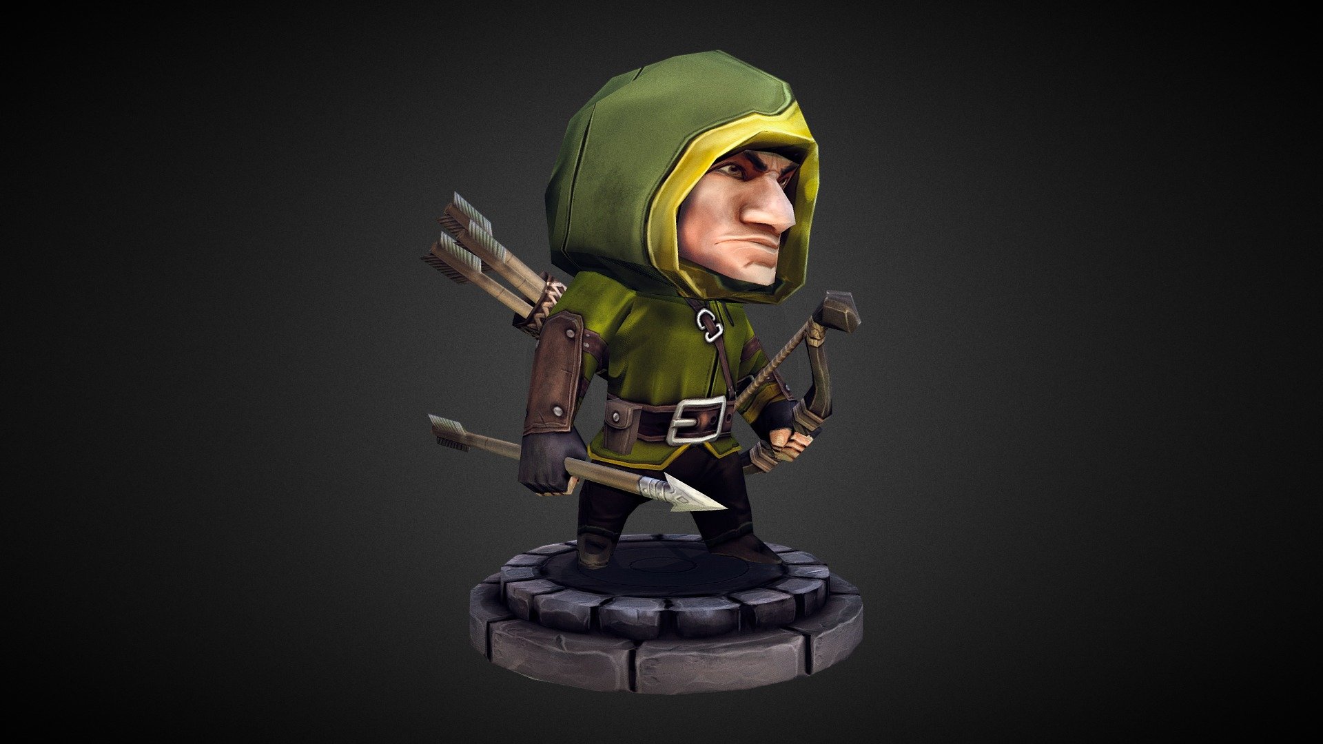 Archer - 3D model by YB (@maugli-xxx) [f1d37b7] - Sketchfab