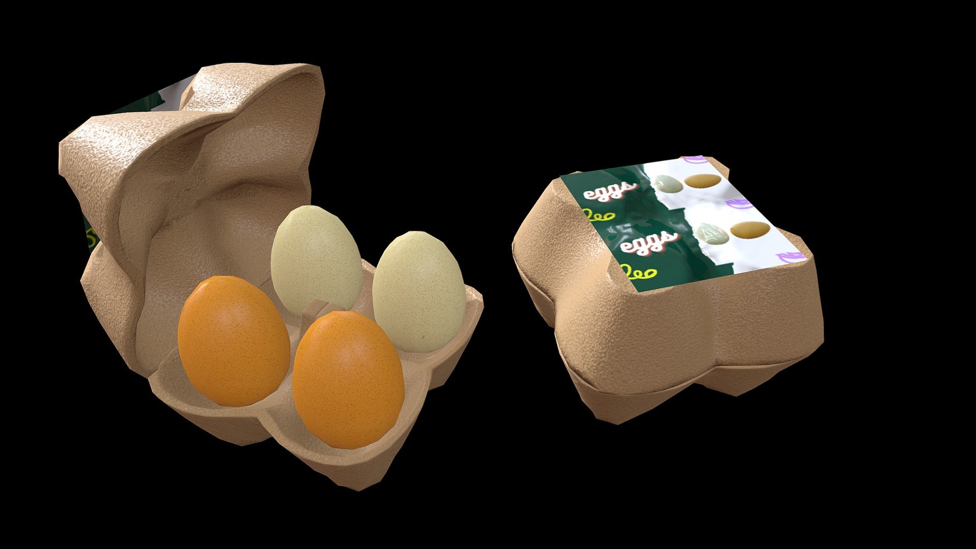 Some Eggs - Download Free 3D model by stylo0 [f1d63c4] - Sketchfab