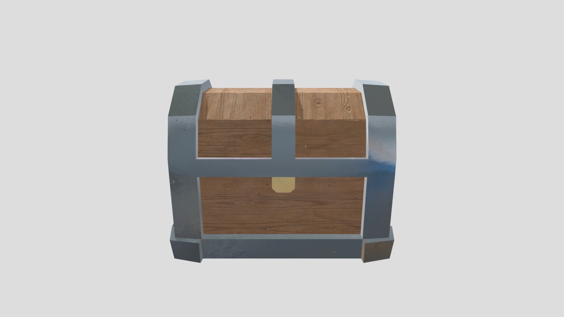 Low Poly Chest - 3D model by William Benjafield (@WillBenjafield ...