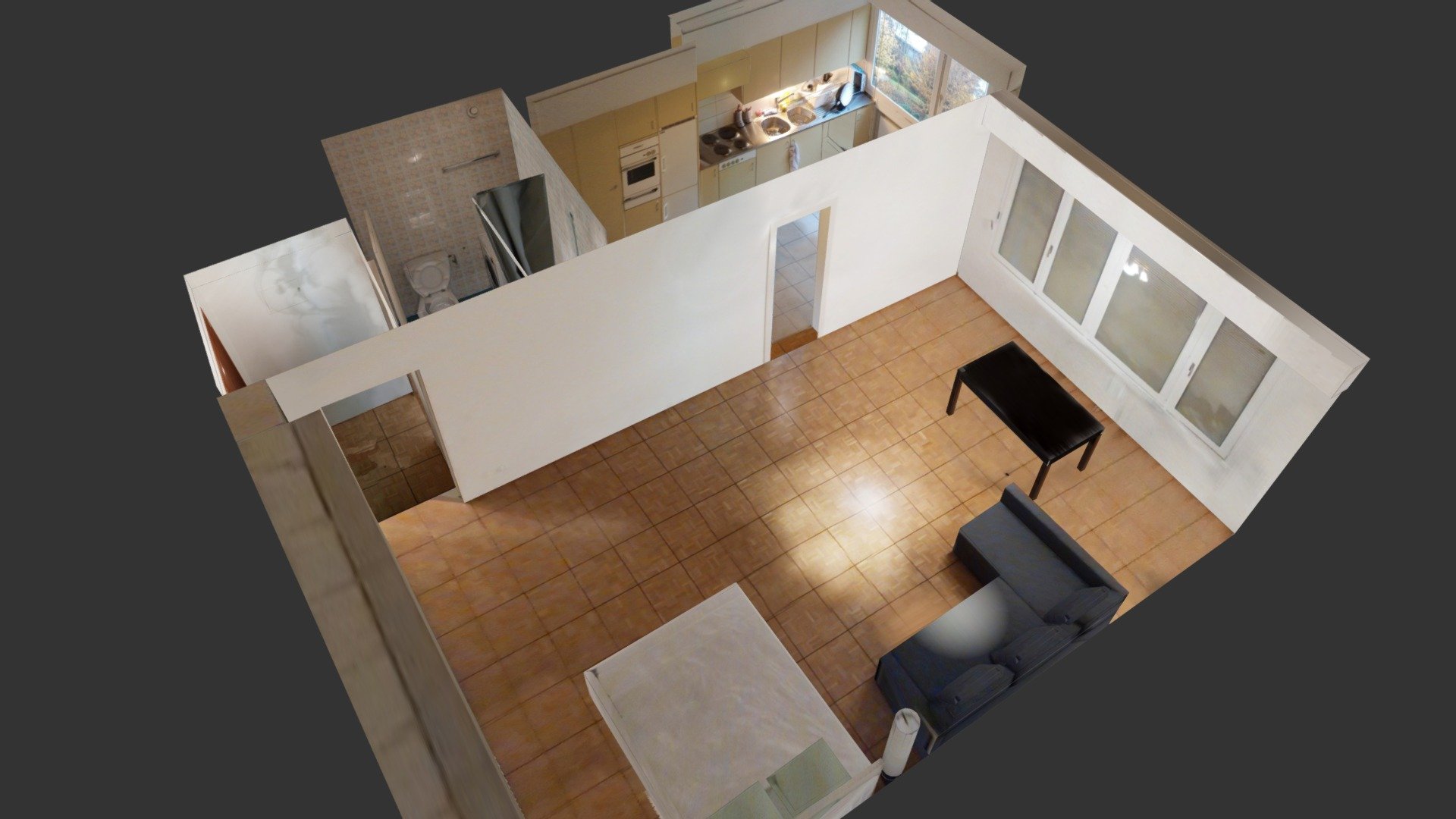 Apartment - 3D model by IMVERSE [f1d7190] - Sketchfab