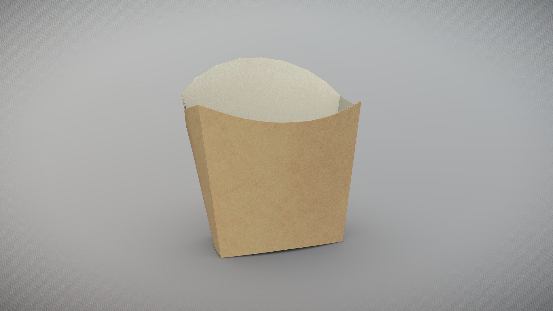Fries Packing Box - 3D model by Grishmanovskij Anton ...