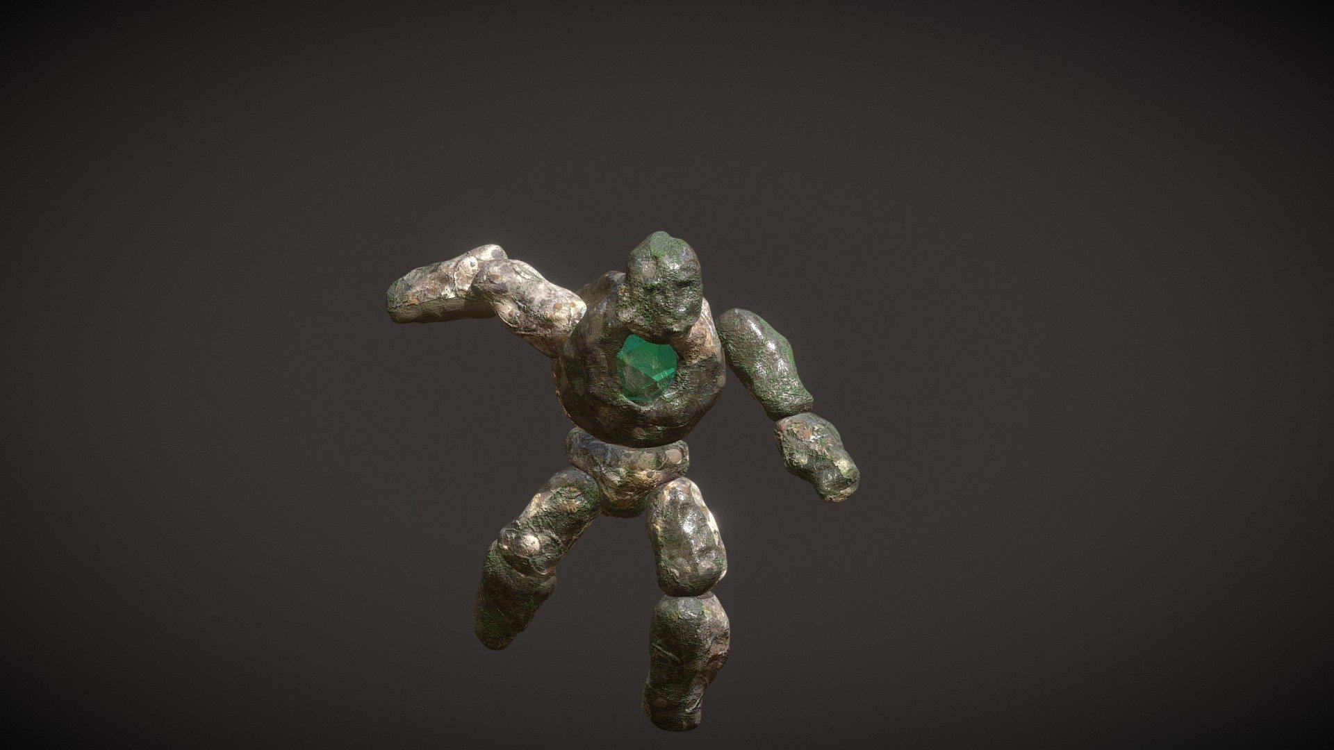 Forest Golem - 3D model by Michael Belo (@Undrwtrzmb) [f1da1a9] - Sketchfab