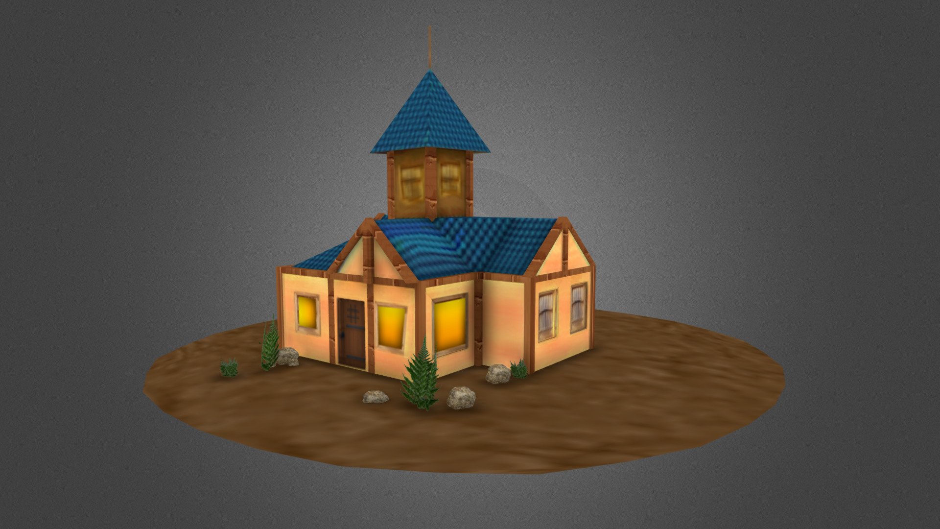 House_low_poly - 3D model by remib74 [f1da3bd] - Sketchfab