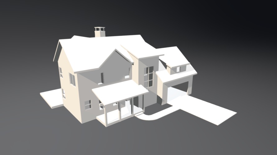 Sunny-Side Farmhouse - 3D model by BKS Design & Build (@bspain ...