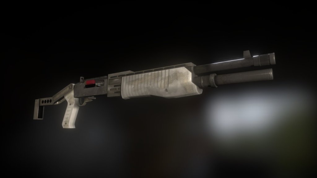 Gun Spas12 - 3D model by NiShan [f1db5bb] - Sketchfab