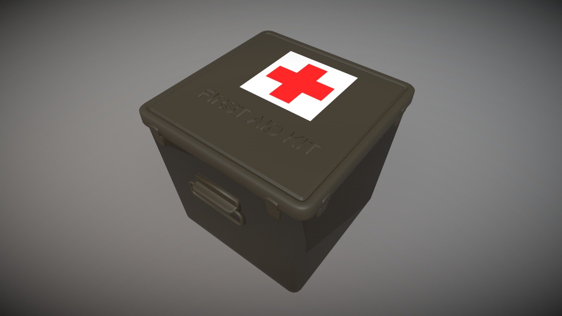 First aid kit - 3D model by kamil.wicz [f1dbef9] - Sketchfab