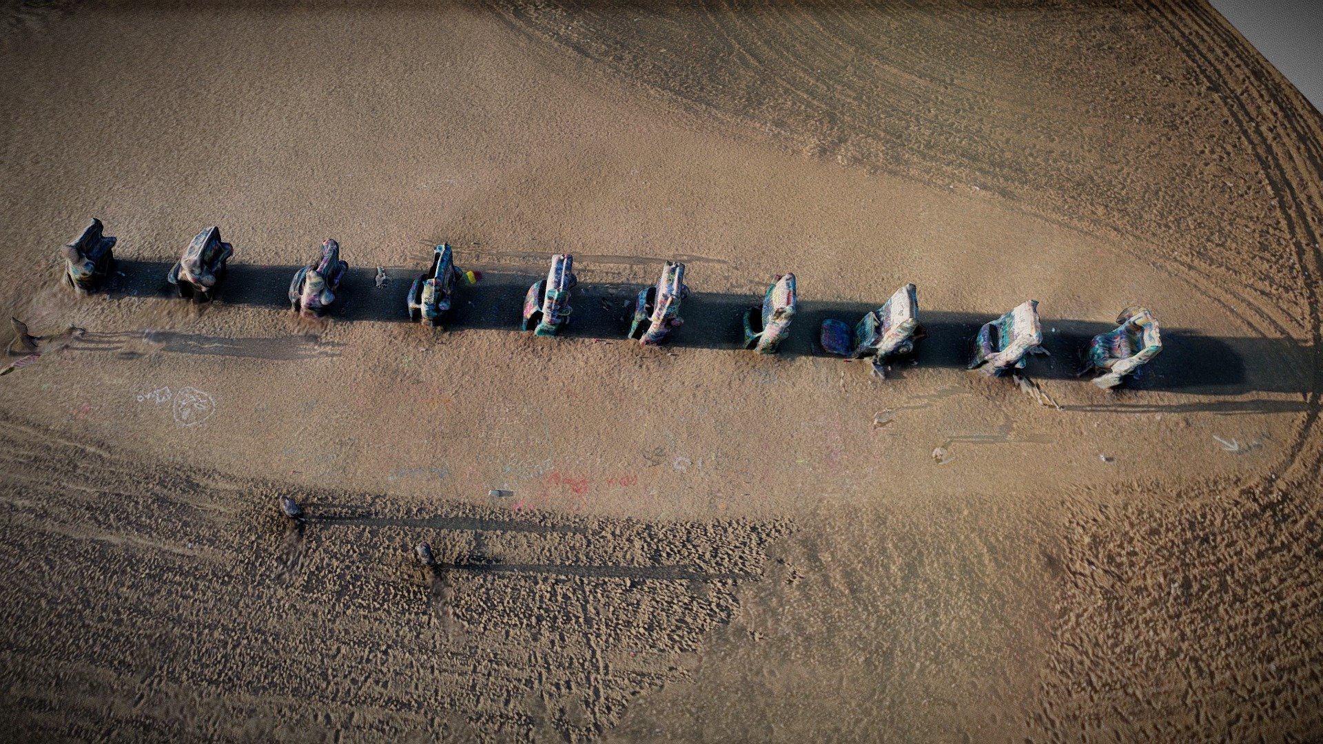 Cadillac Ranch - Download Free 3D model by rdashkevicz [f1dc163 ...