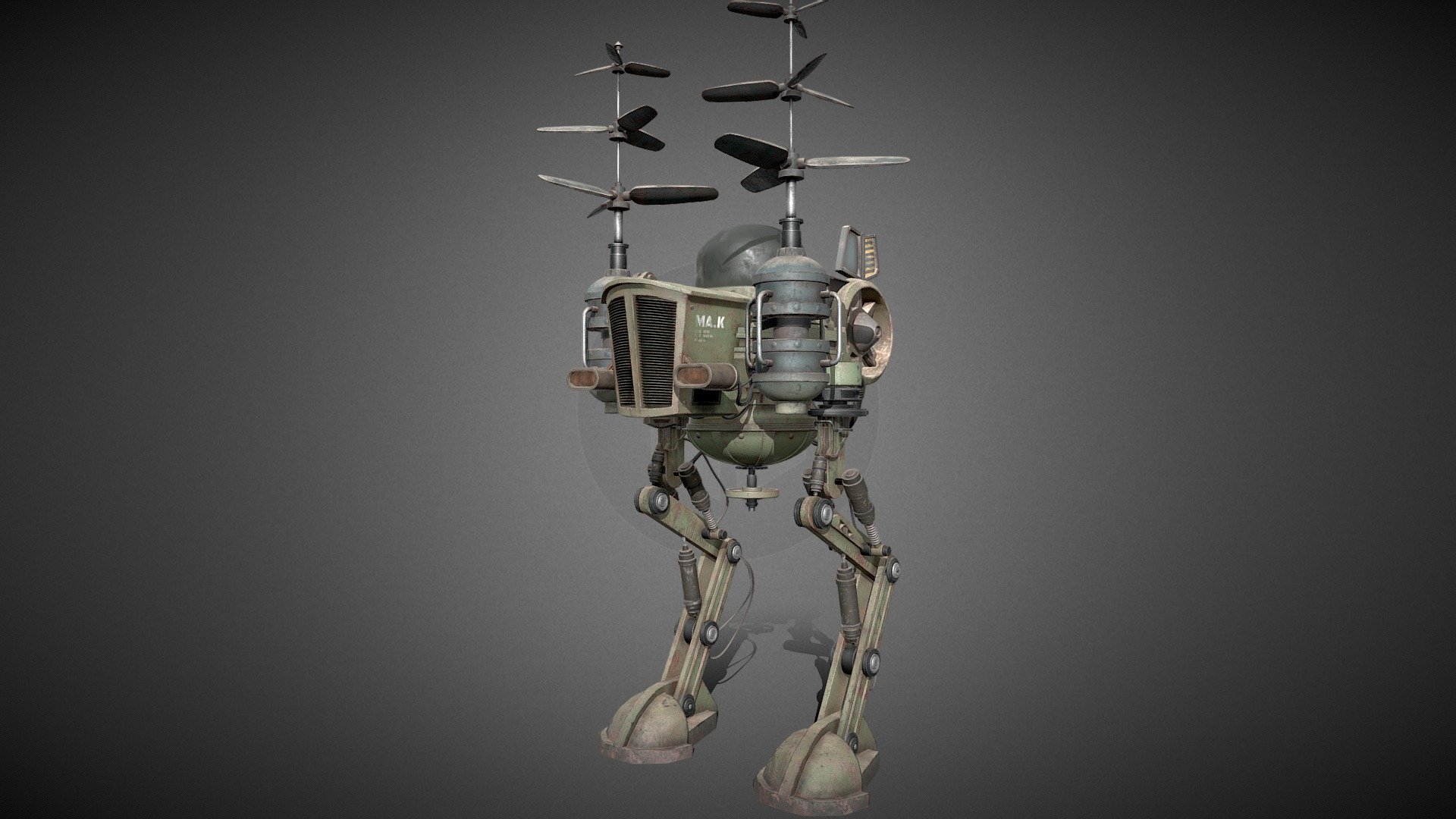 Sci-fi FlyRobot_Transformer - Buy Royalty Free 3D model by TriPixel ...