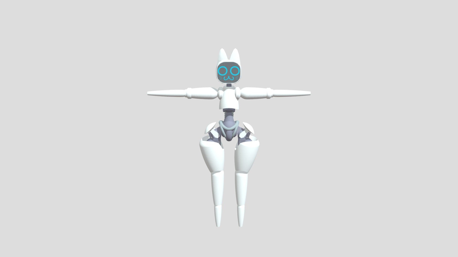 Silly Cat Robot - 3D model by goobgoober [f1dcd0c] - Sketchfab