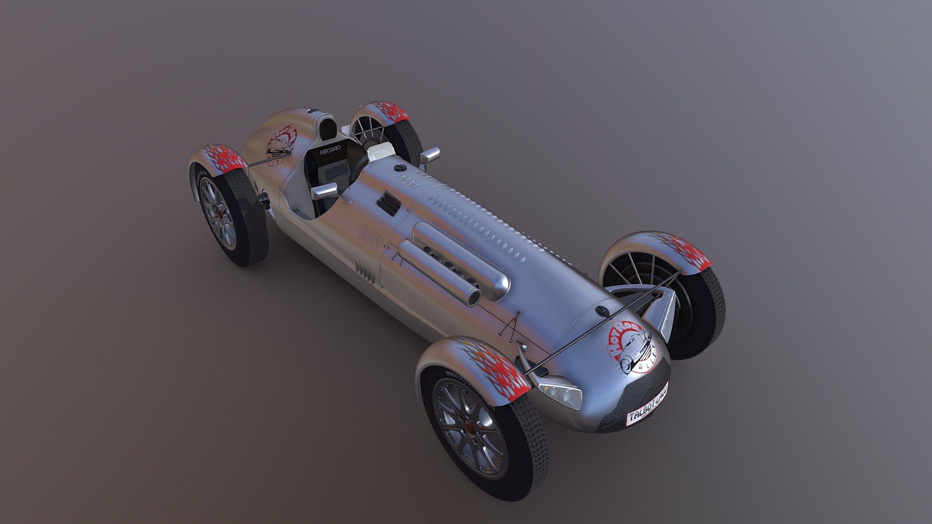 Talbot Lago Hot rod - 3D model by Patrice Terrier (@PatriceTerrier ...
