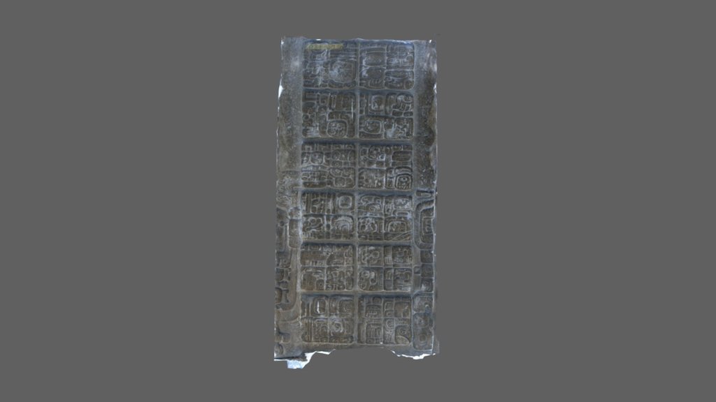 Stela D East Side, Quirigua, Guatemala - Download Free 3D model by ...