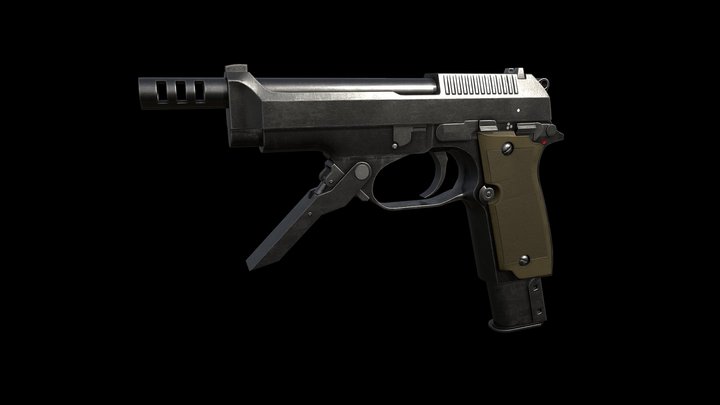 Burst-fire 3D models - Sketchfab