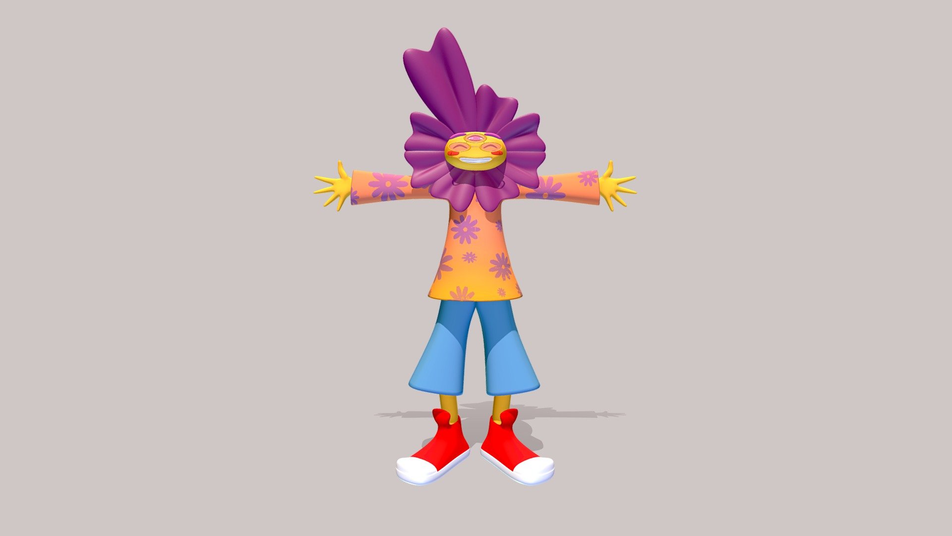 Cosmo the Radioactive Flower - Download Free 3D model by miahsadia ...