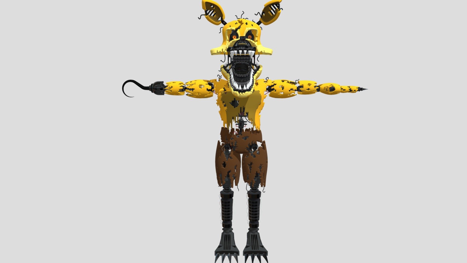 Nightmare Spring Foxy - Download Free 3D model by RoxanneTheArtist945 ...