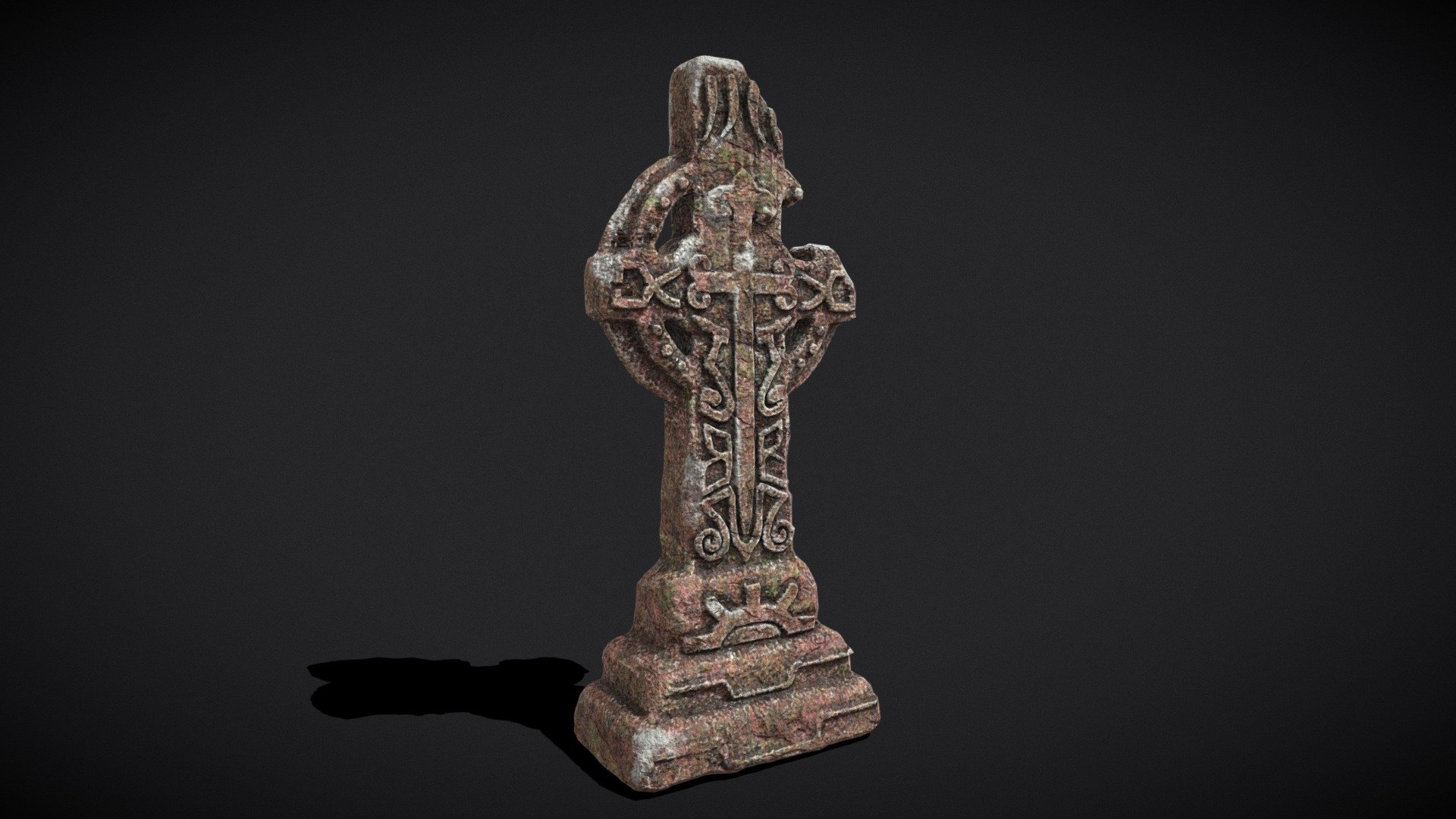 Broken Crusader Cross Gravestone - Buy Royalty Free 3D model by ...