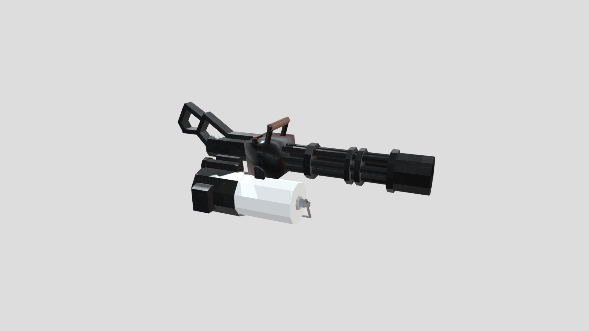 Heavy's minigun - 3D model by RastaMasta [f1e8b99] - Sketchfab