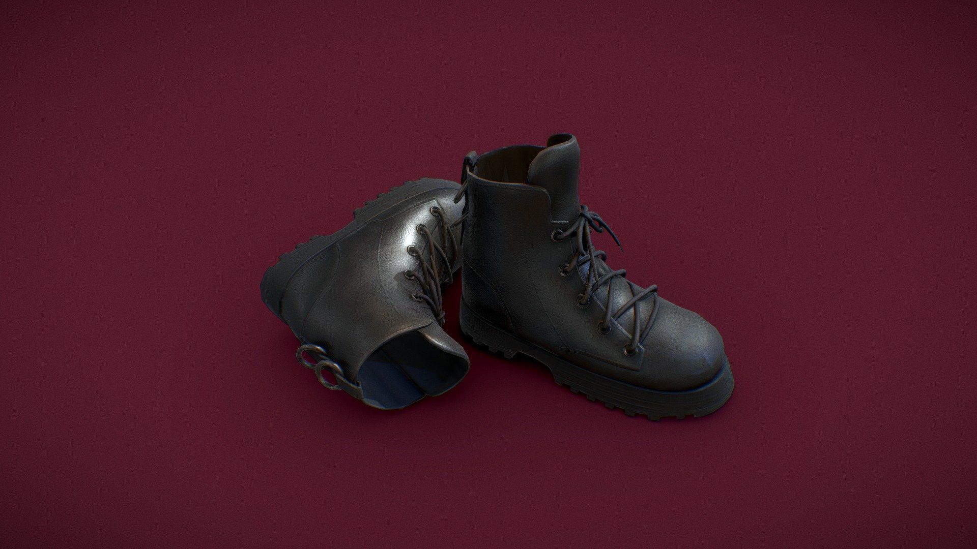Women Combat Boots - Download Free 3D model by Batuhan13 [f1e9d67 ...