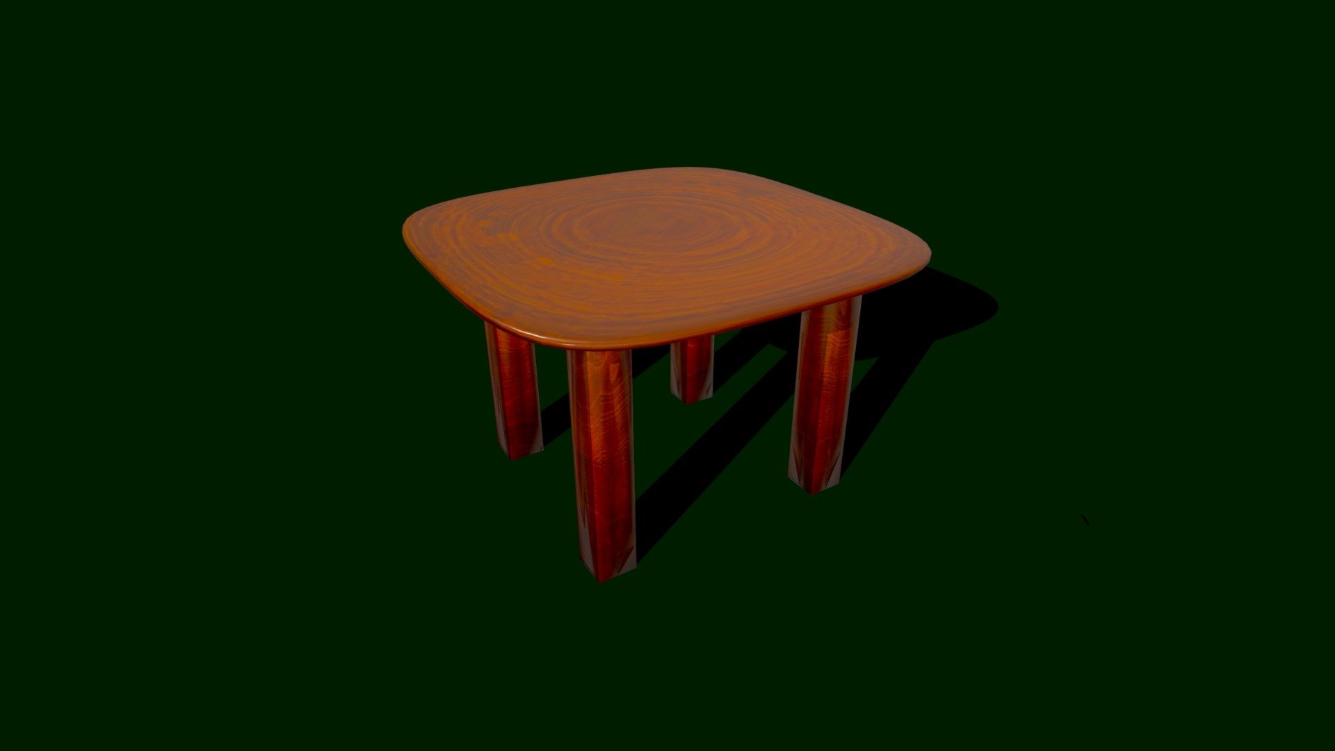 Wooden Table - Download Free 3D model by Kahlil.Brown [f1ed58a] - Sketchfab
