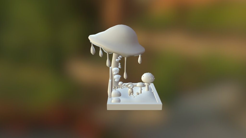 Mushroom Beast environment - 3D model by Gabriel Baltodano (@gwbalto ...