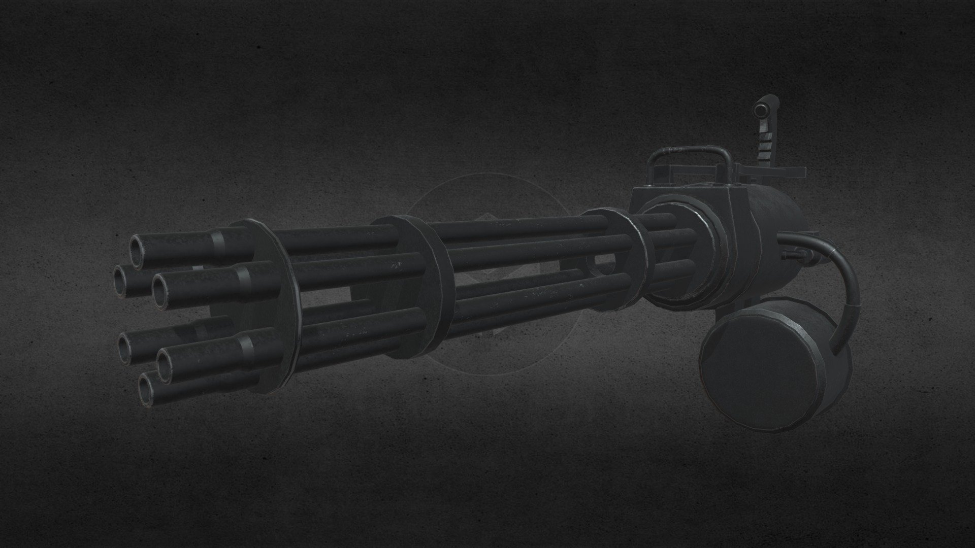 Gatling Gun - Download Free 3D model by Waseem963 [f1ee47a] - Sketchfab