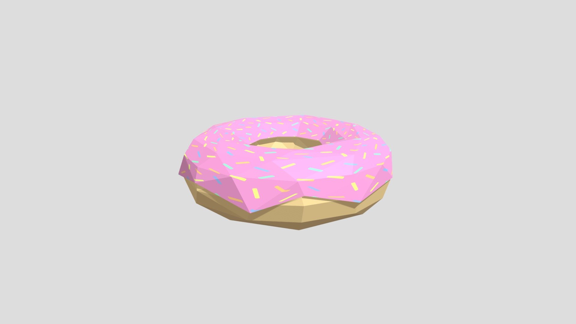 Doughnut - Download Free 3D model by digitalsocietyschool [f1eeaf4 ...