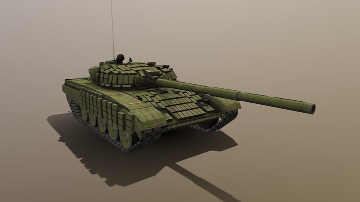 T-72 3D models - Sketchfab