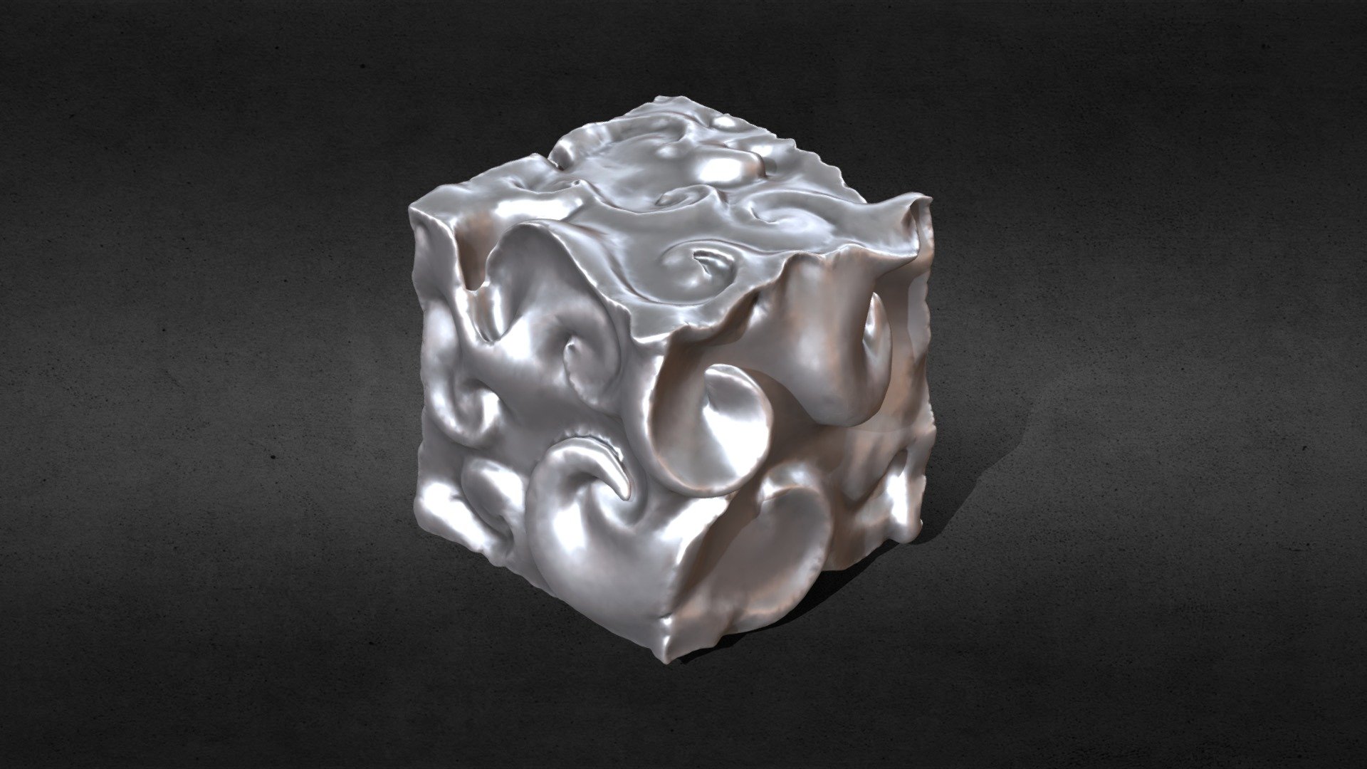 Wave Cloud Cube (printable) - Buy Royalty Free 3D model by endike ...