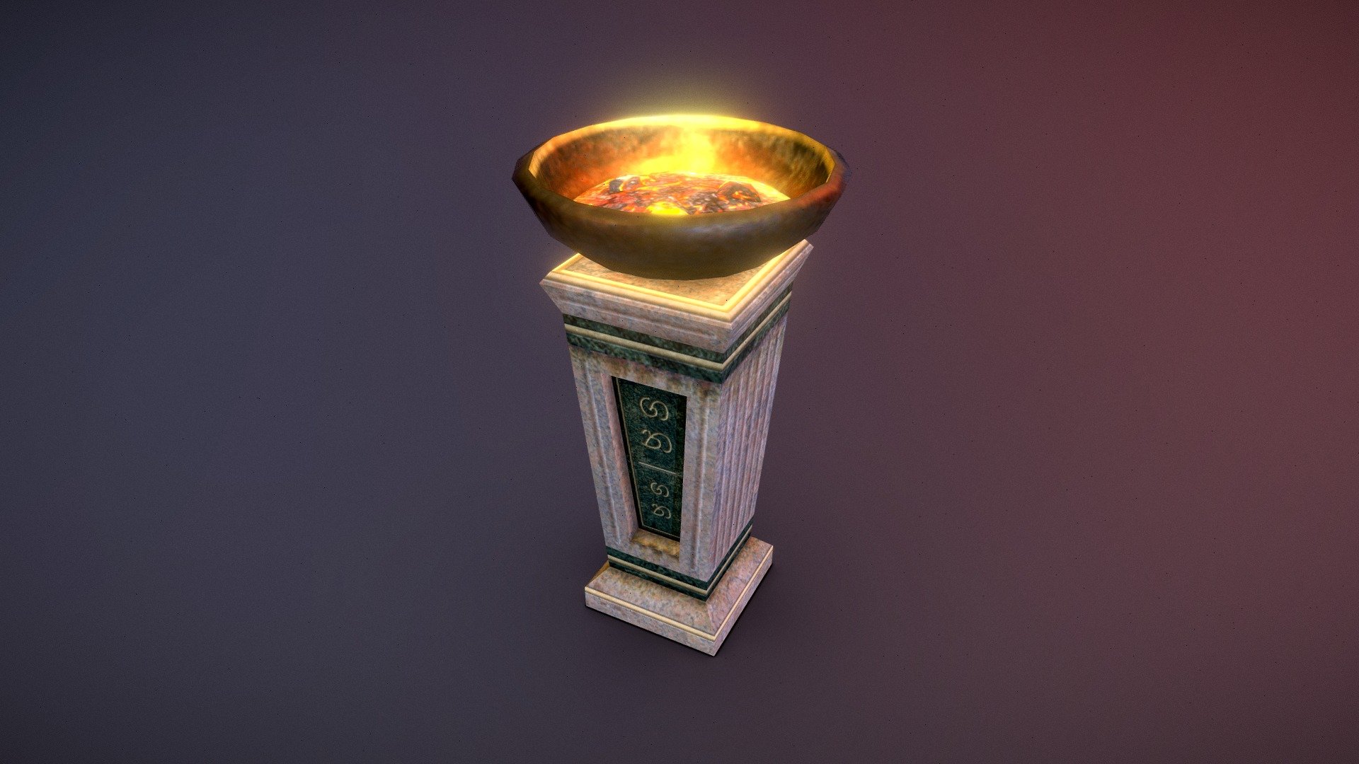 Brazier - 3D model by Jordan Neff (@joodoo) [f1f20c4] - Sketchfab