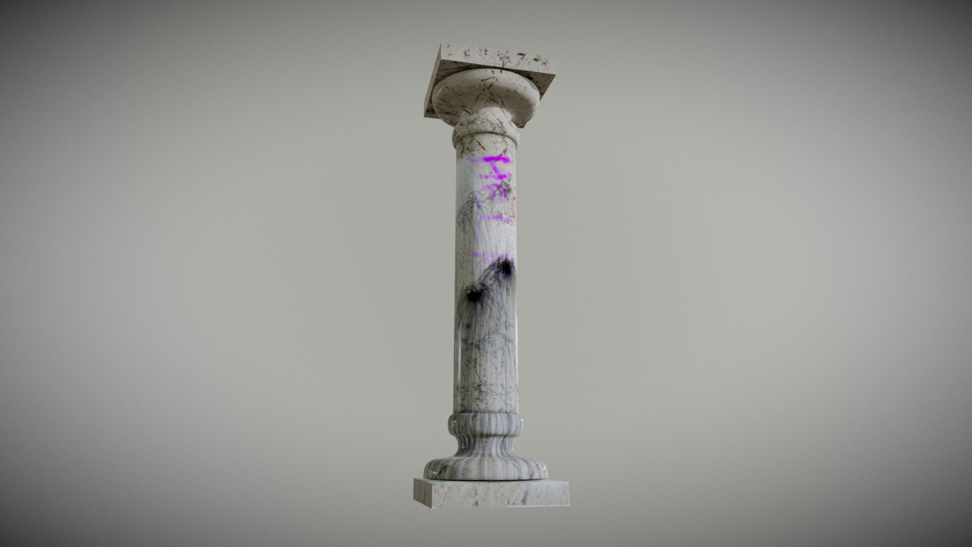 Pillar - 3D model by Bath Spa Creative Computing ...